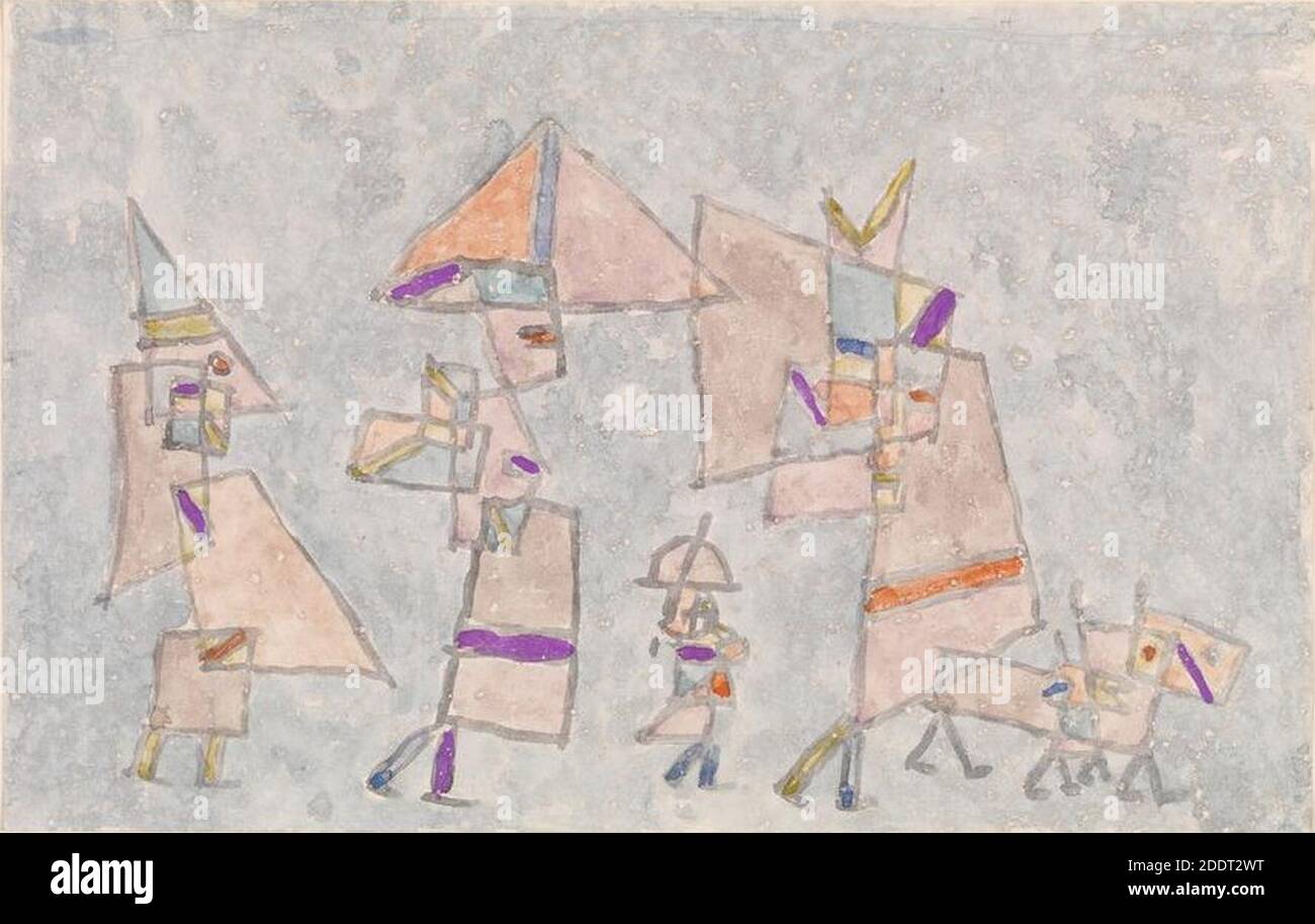 Klee walk in the orient 1932 Stock Photo - Alamy