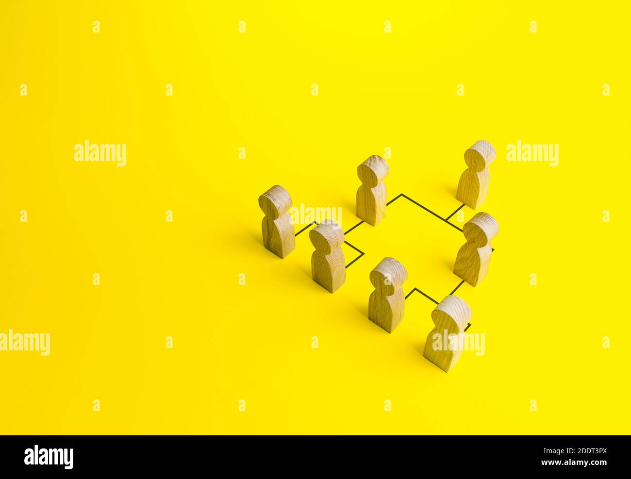 A hierarchical system within a company. The classic conformism system ...