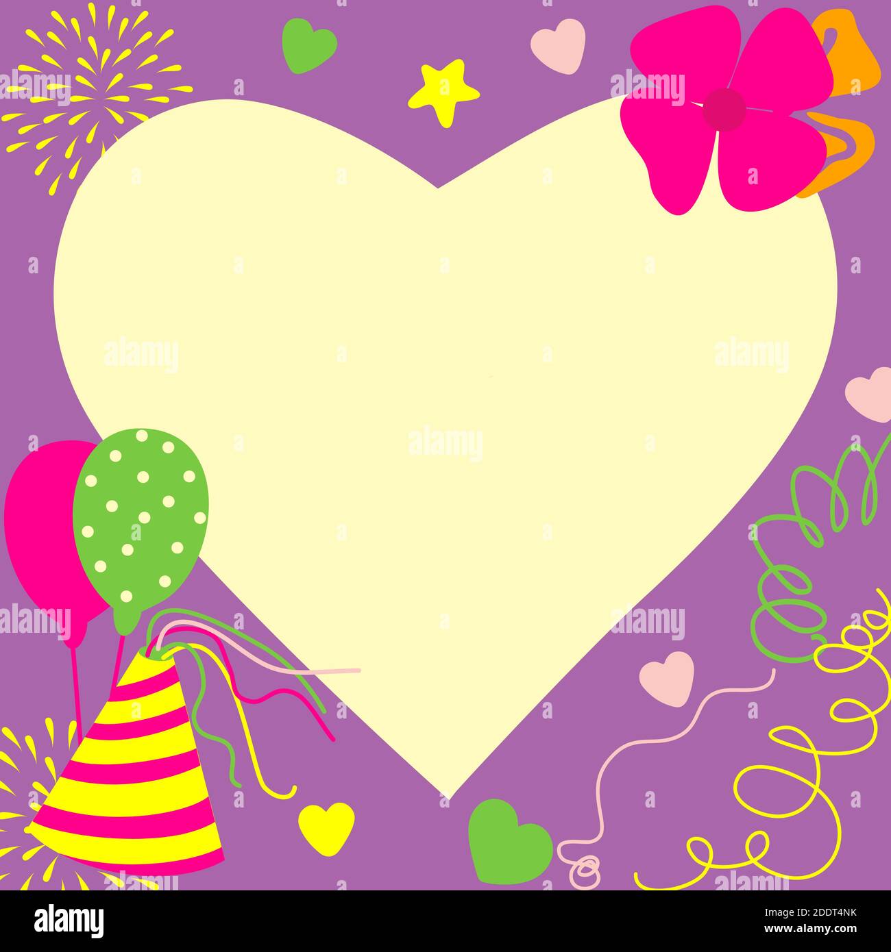 Colorful party balloon bunch Stock Vector Images - Alamy