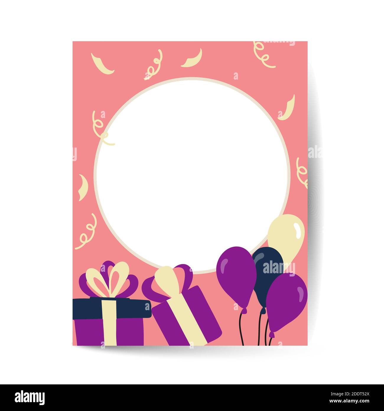 Purple circle frame Stock Vector Images - Alamy