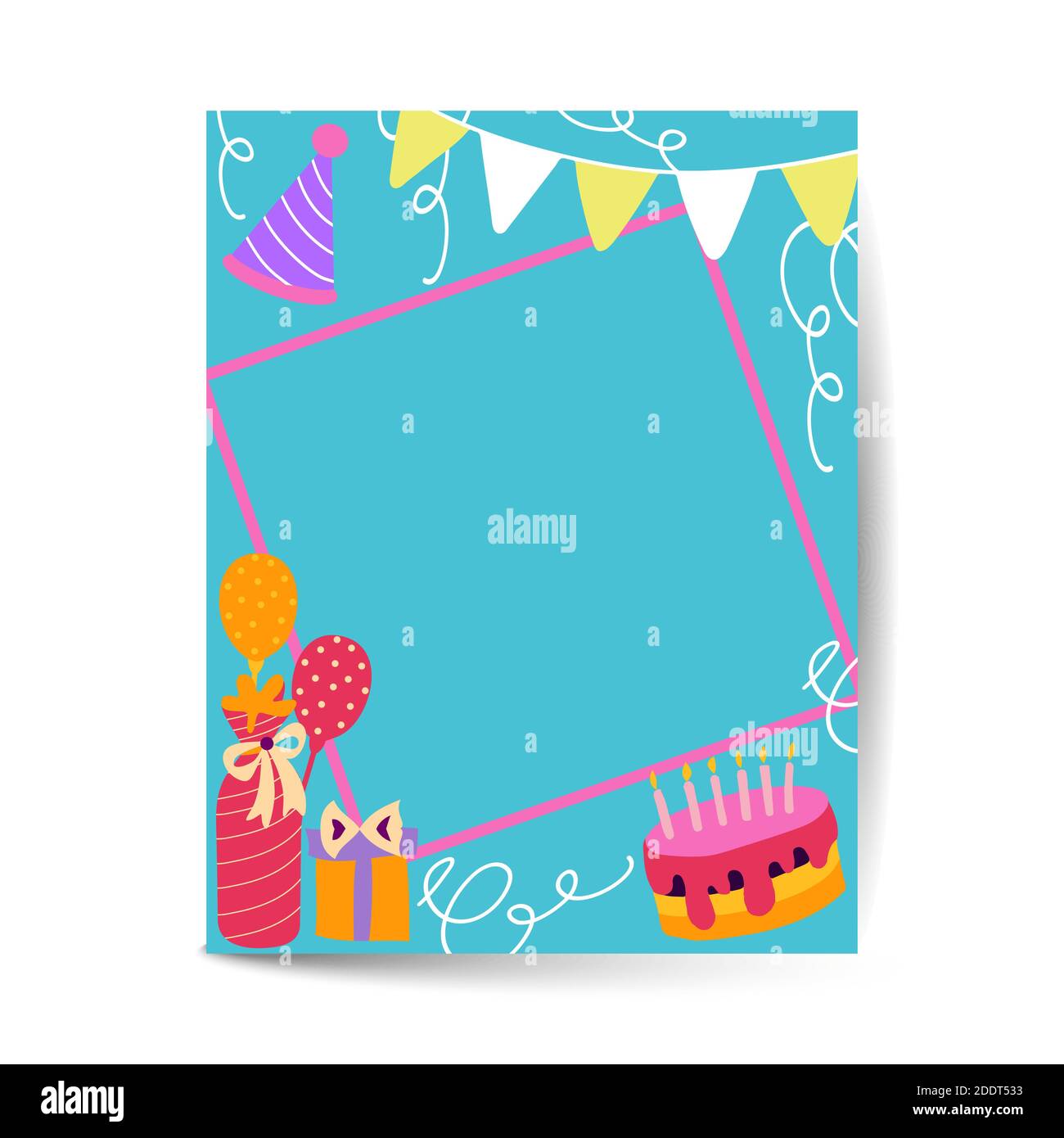 Rabbit bear happy birthday Stock Vector Images - Alamy