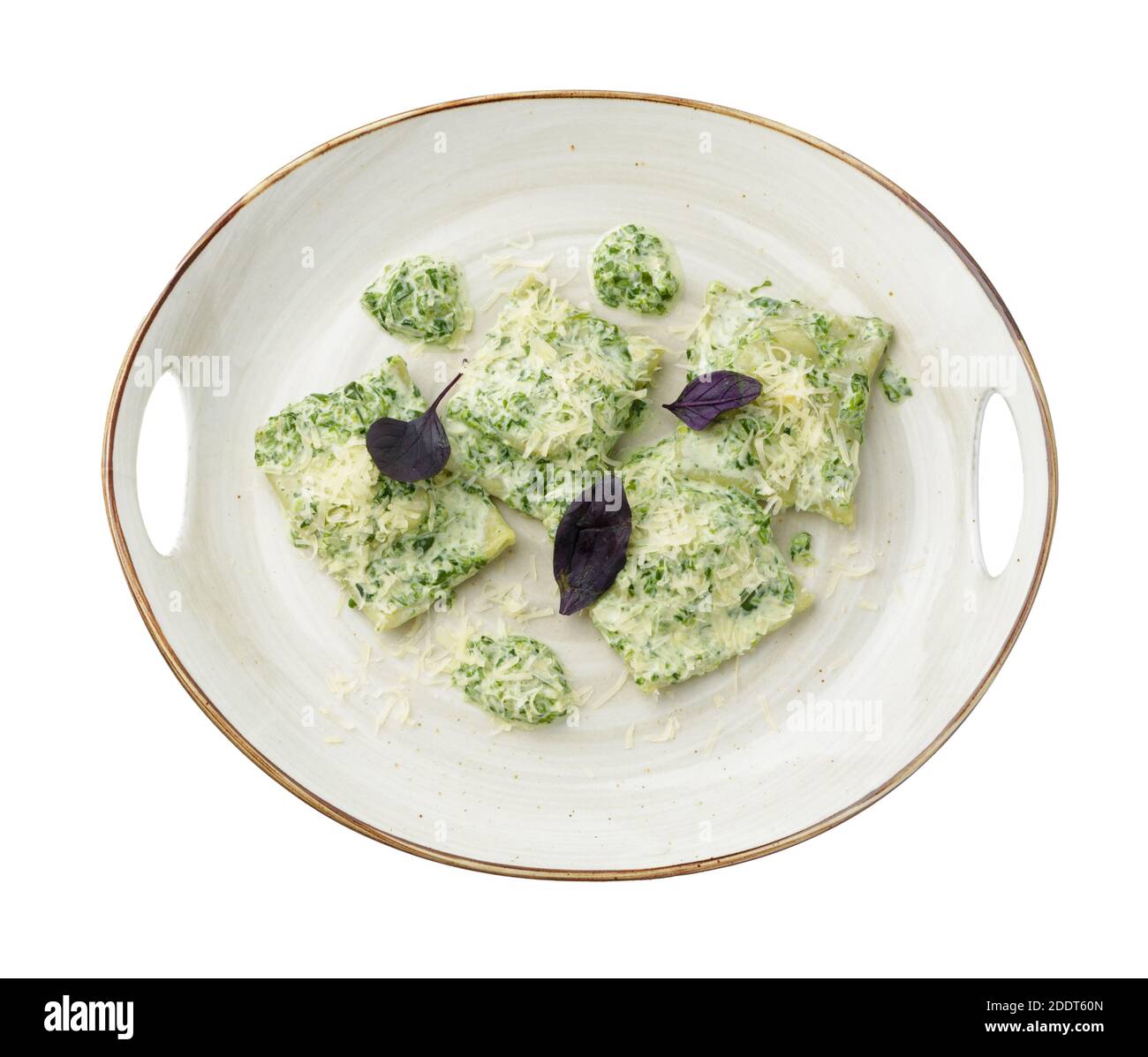 Ukrainian dumplings vareniki with parsley isolated on white Stock Photo ...