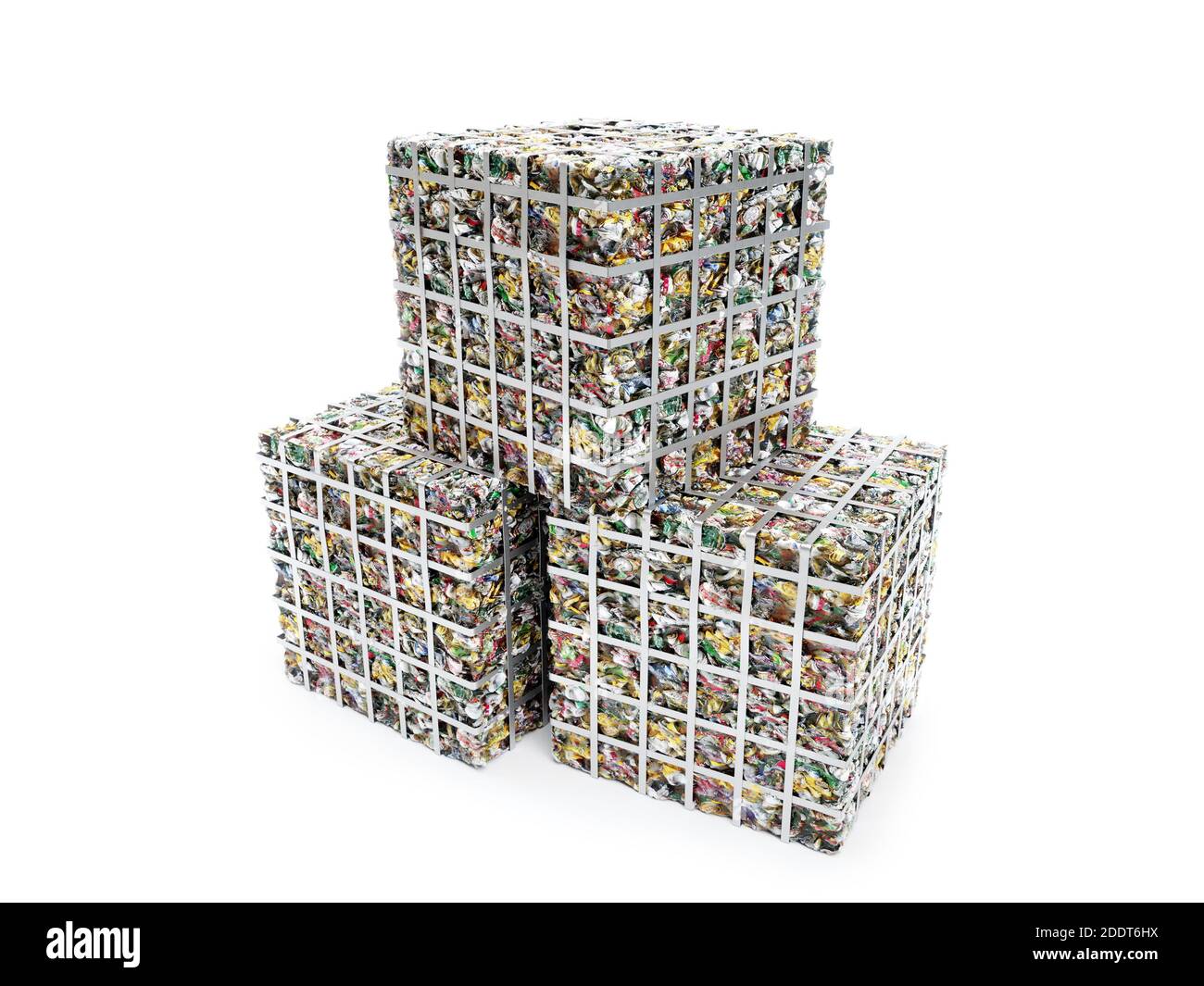 Stacked trash cans hi-res stock photography and images - Alamy