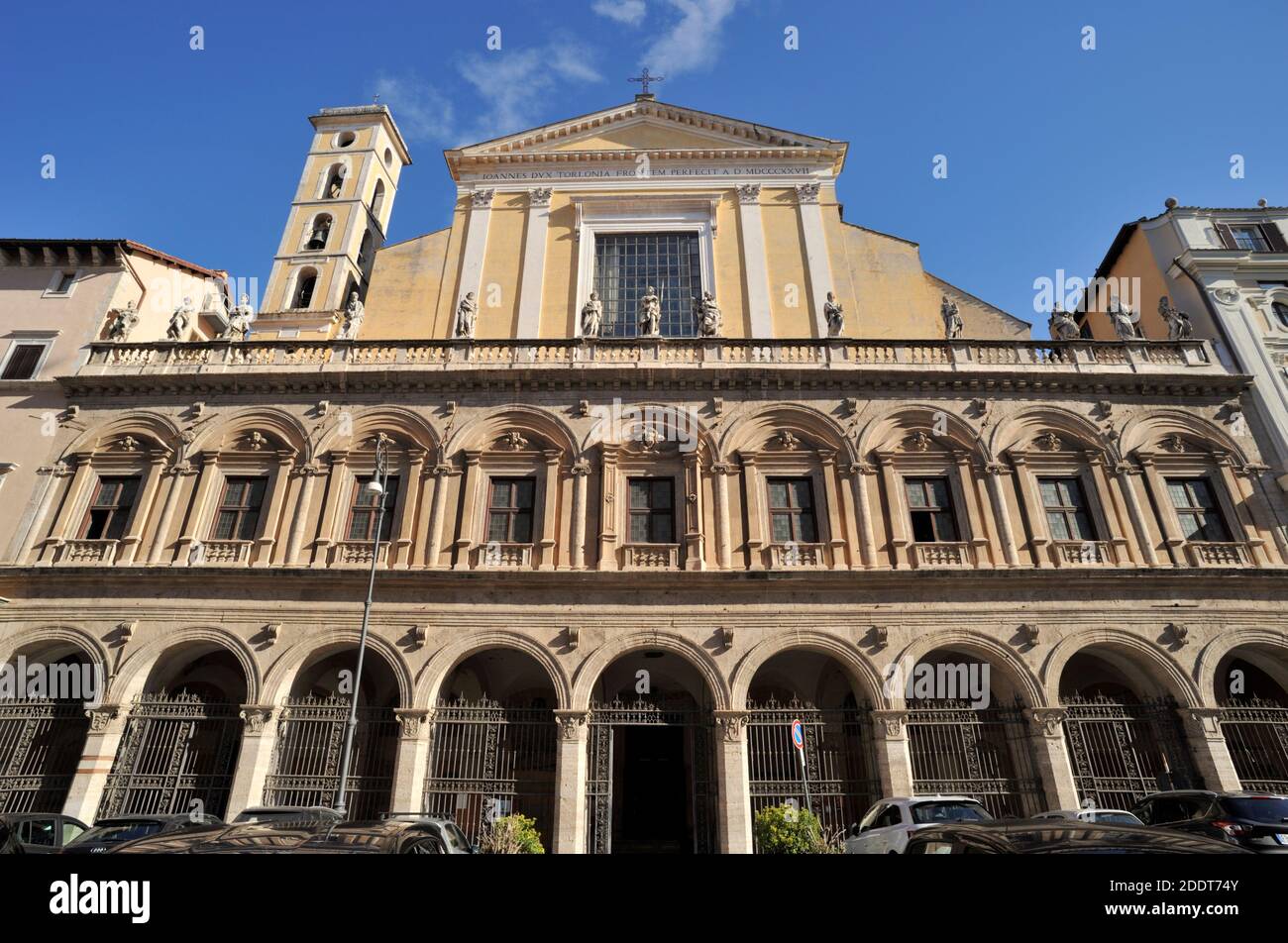 Italy, Rome, basilica dei Santi Dodici Apostoli, church of Twelve Holy ...