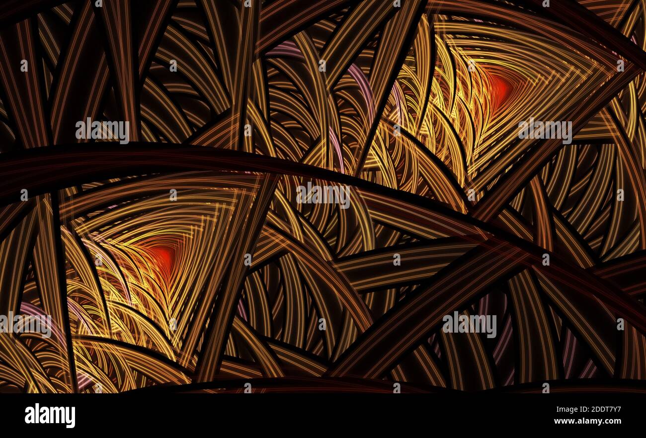 Abstract dynamic textured background with lighting effect. Fractal ...