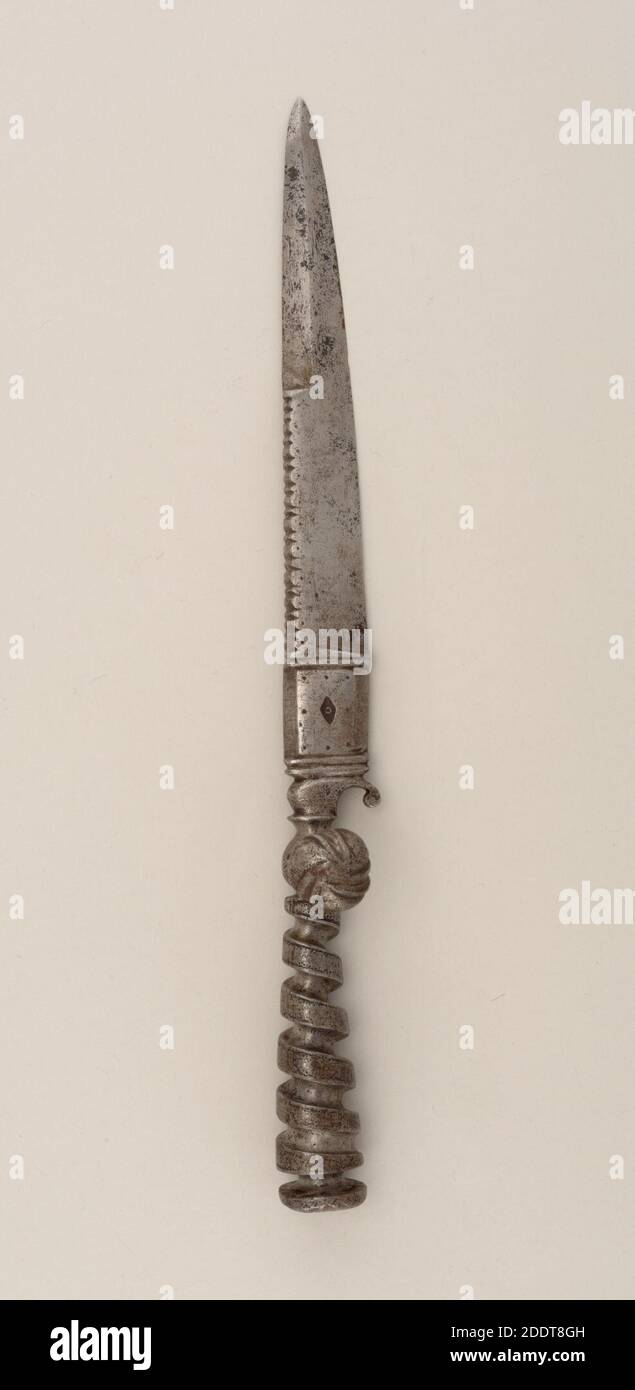 Knife (possibly Spain), early 16th century Stock Photo - Alamy