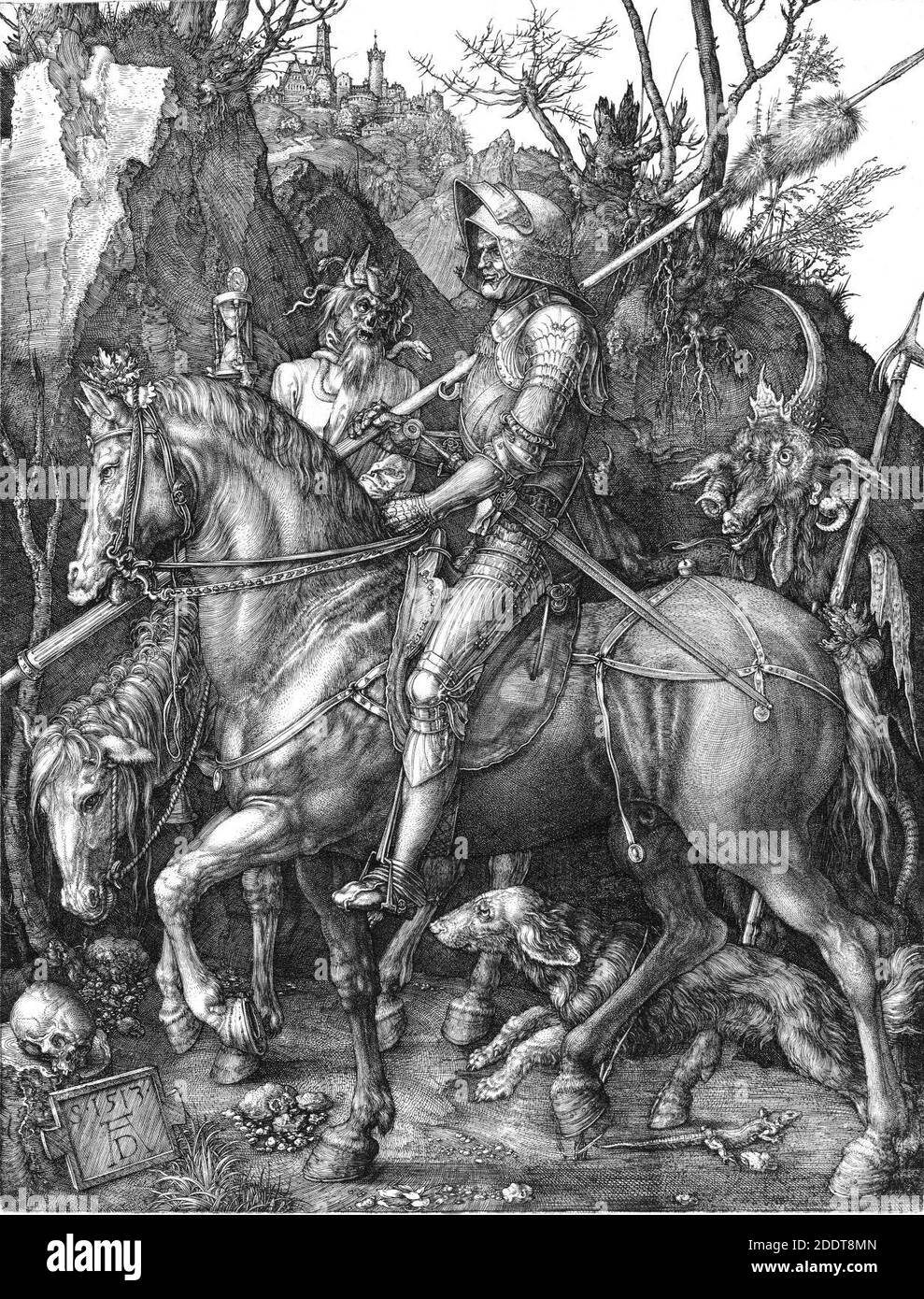 Knight and death and devil hi-res stock photography and images - Alamy