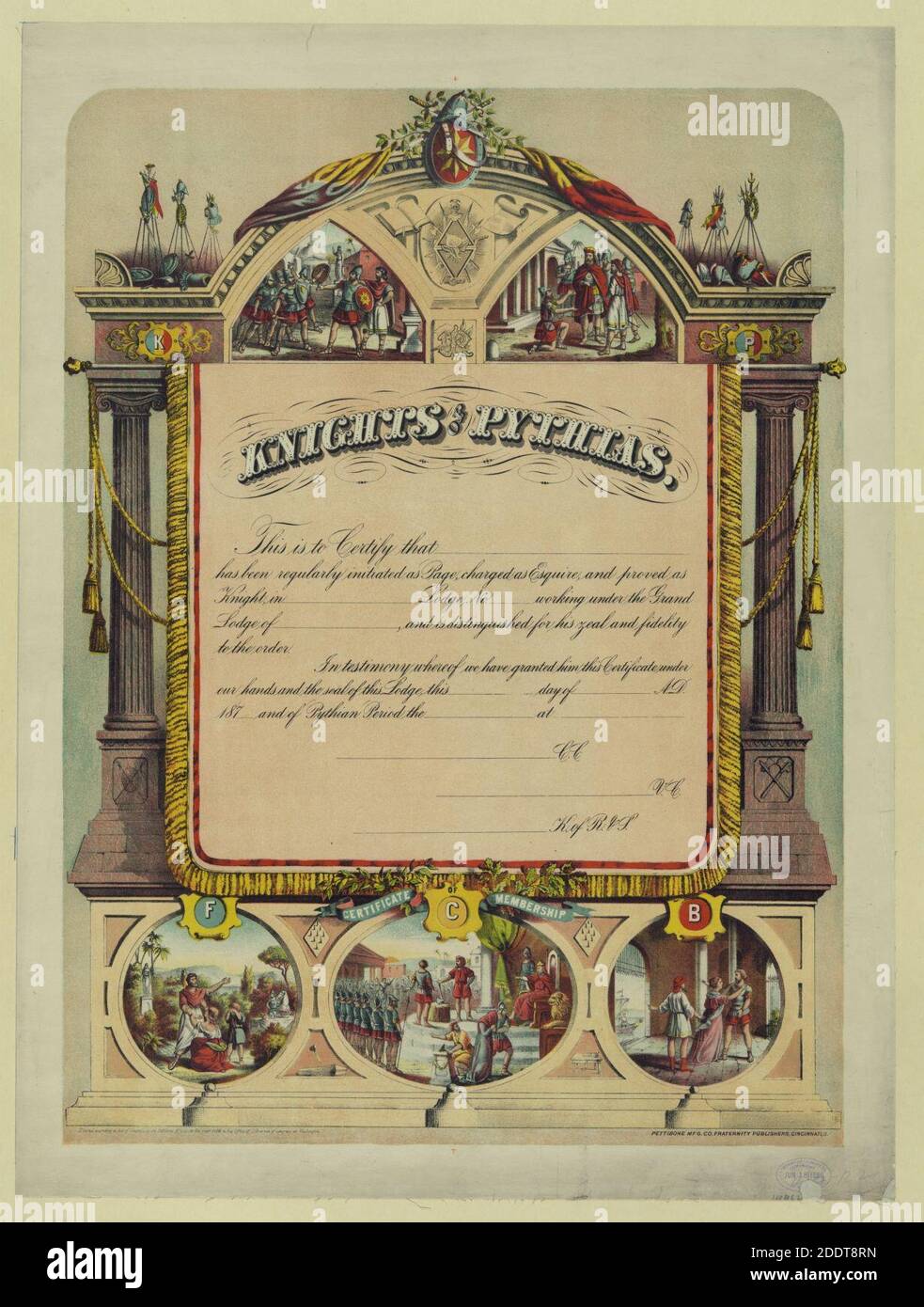 Knights of Pythias Stock Photo - Alamy