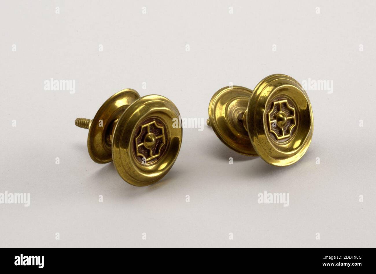 Knob With Plate-pin Stock Photo - Alamy