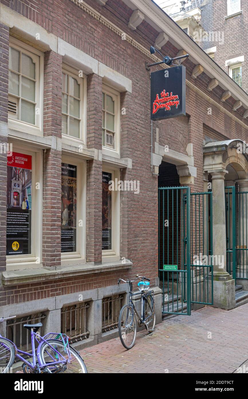 Amsterdam, Netherlands - May 16, 2018: Famous Dungeon Attraction Exit ...