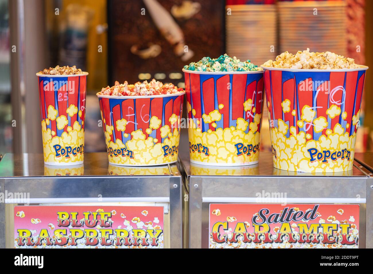 Popcorn, popped corn, popcorns or pop-corn is a variety of corn kernel ...