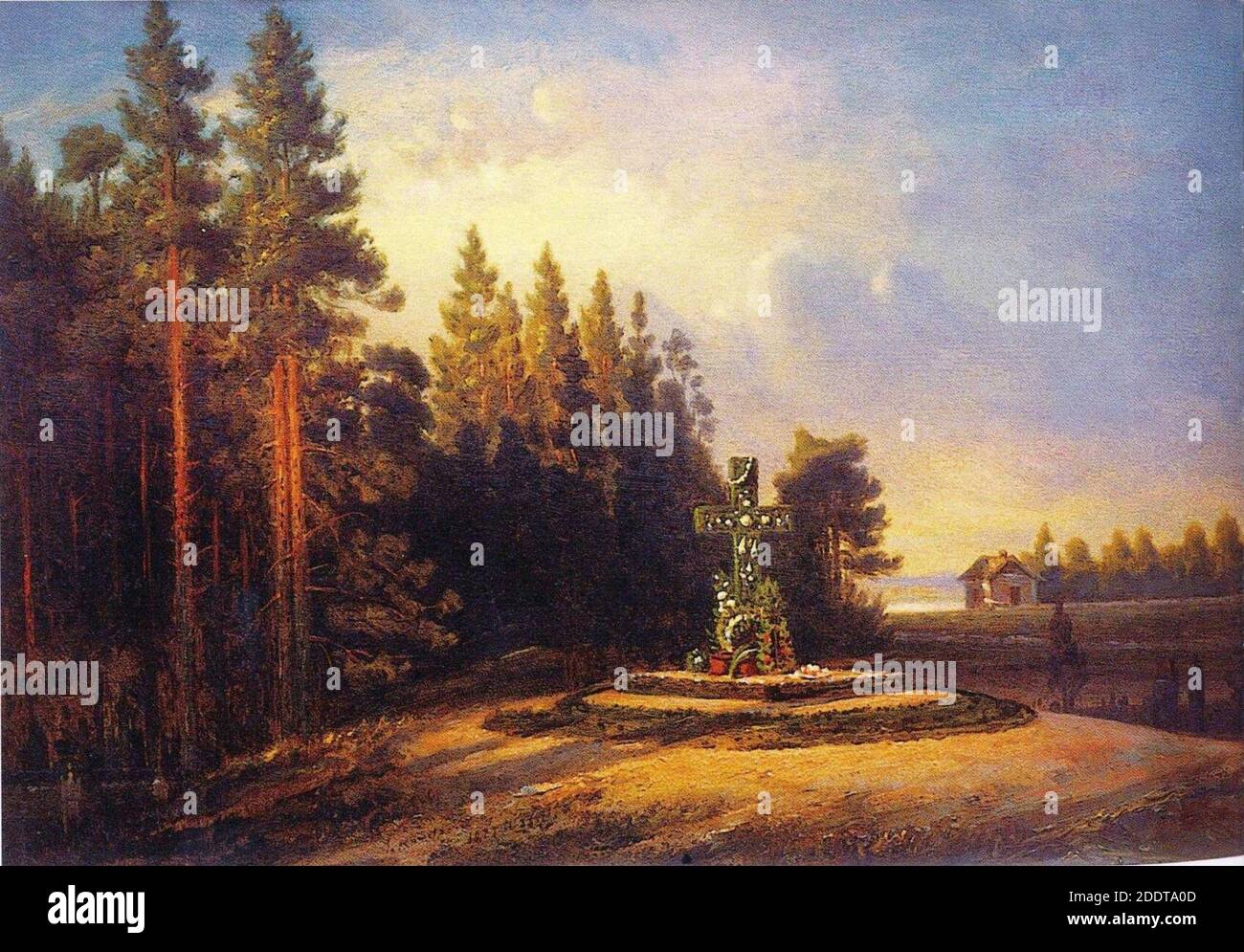 Knutson, Runeberg's grave in 1877 Stock Photo - Alamy