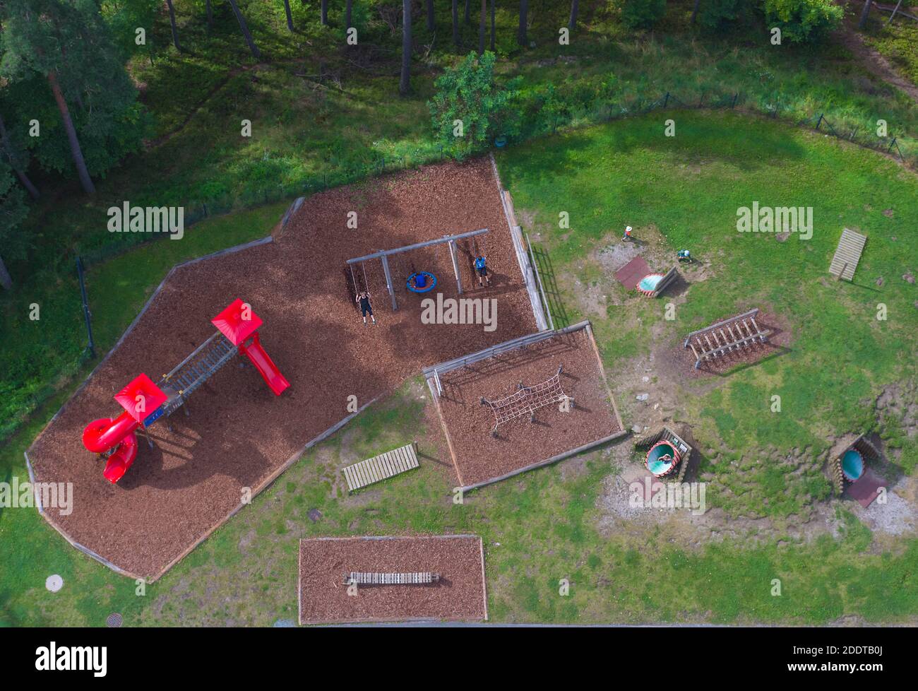 Aerial view community playground hi-res stock photography and images ...