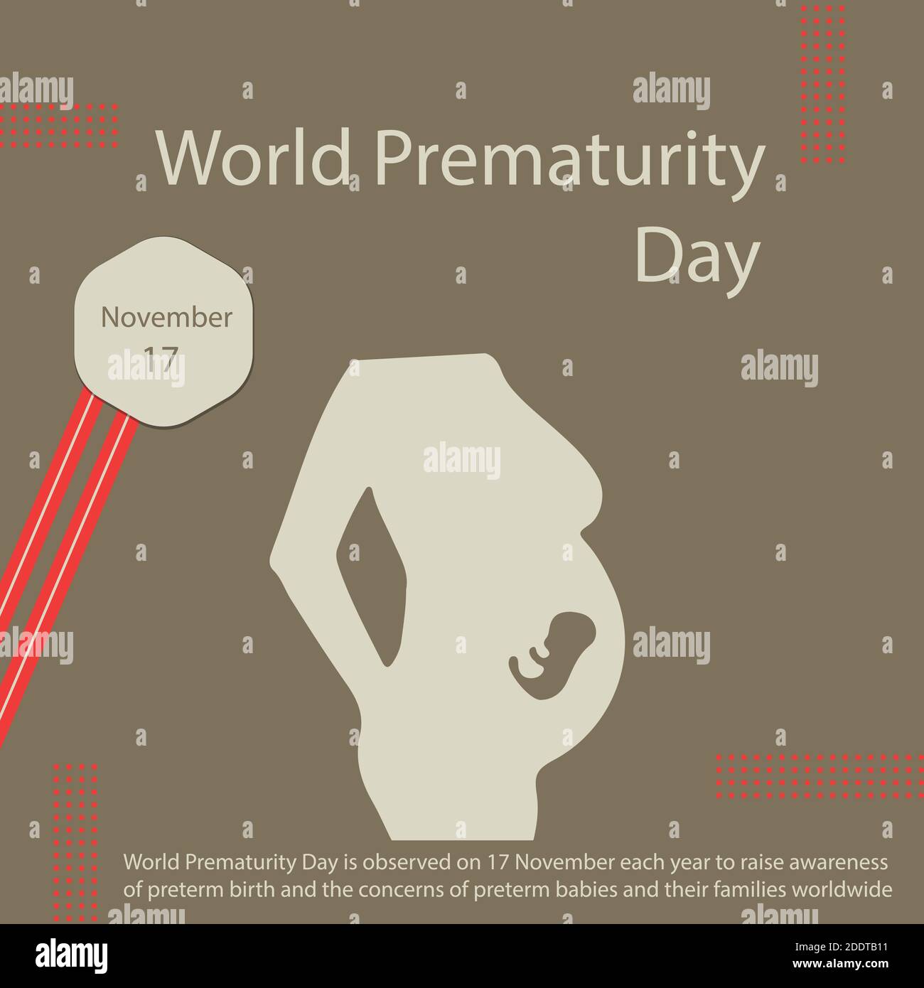 Premature birth awareness day Stock Vector Images - Alamy