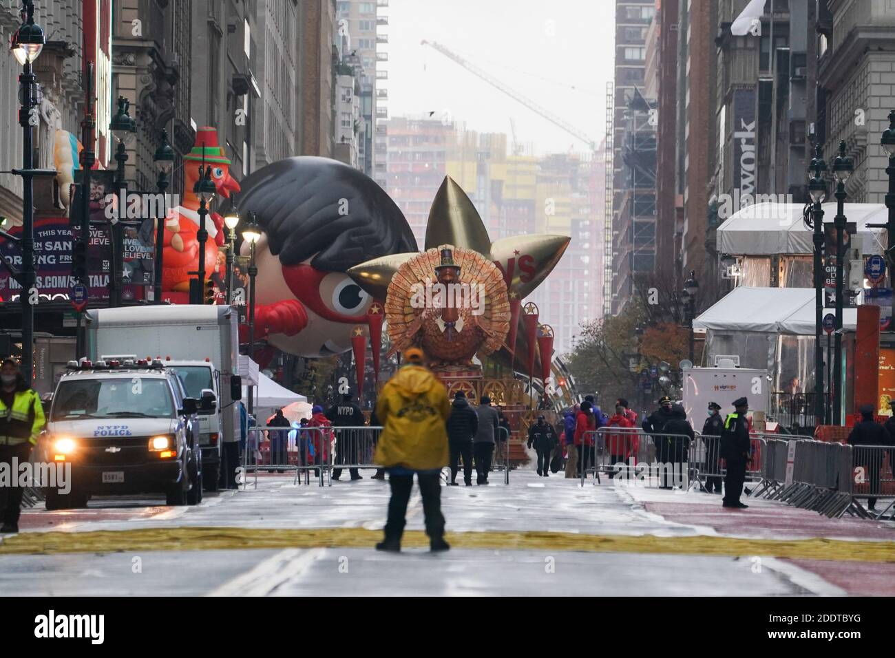 New York, New York, USA. 26th Nov, 2020. The Tom Turkey float at the ...