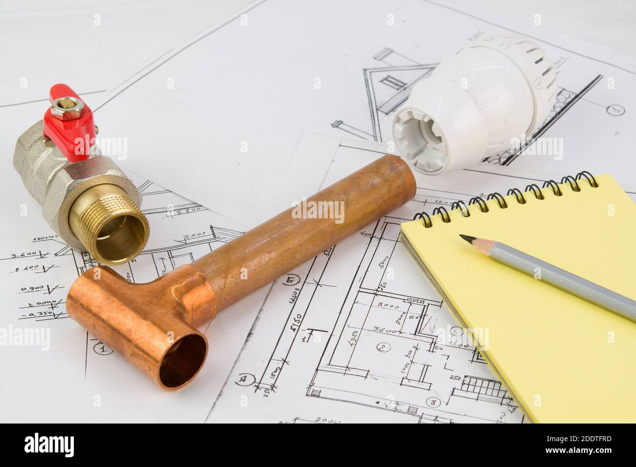 Engineering heating. Concept Heating. Project of heating for house ...