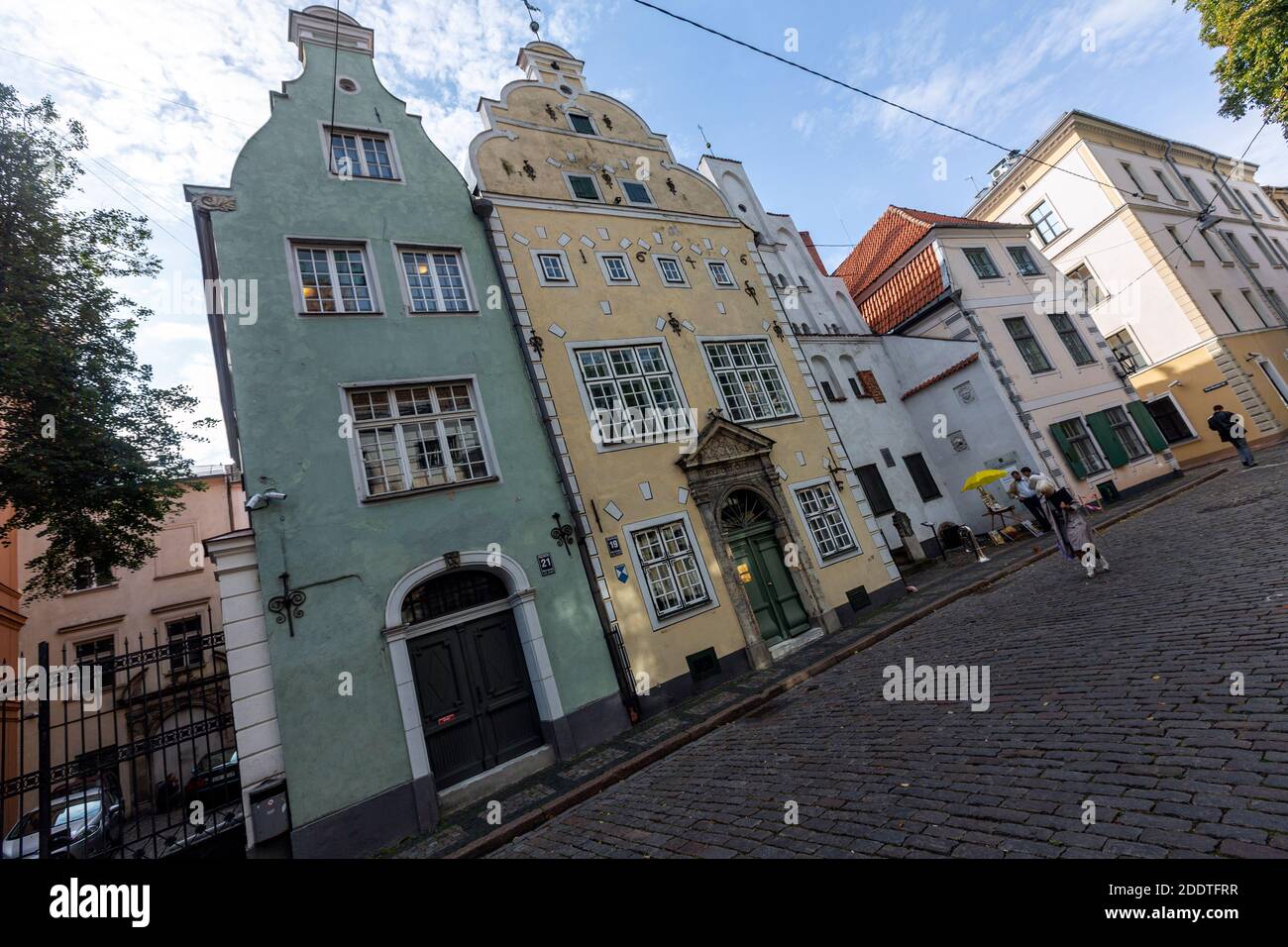 Three Brothers building complex , Riga, Latvia Stock Photo - Alamy
