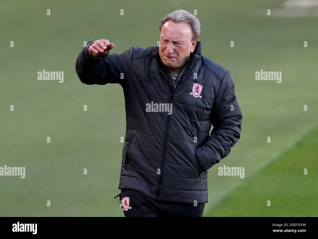 Middlesbrough manager Neil Warnock during the Sky Bet Championship ...