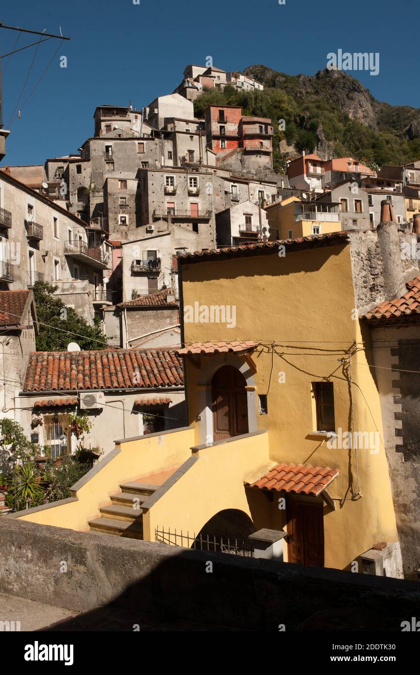 Pictoresque Orsomarso village (province of Cosenza, Calabria) Italy ...