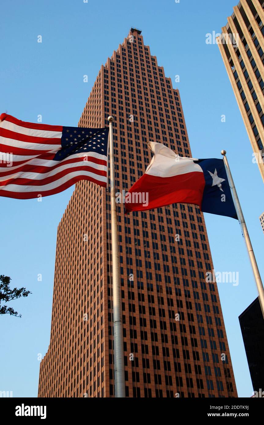 United States of America, State of Texas, Houston. Downtown. General ...