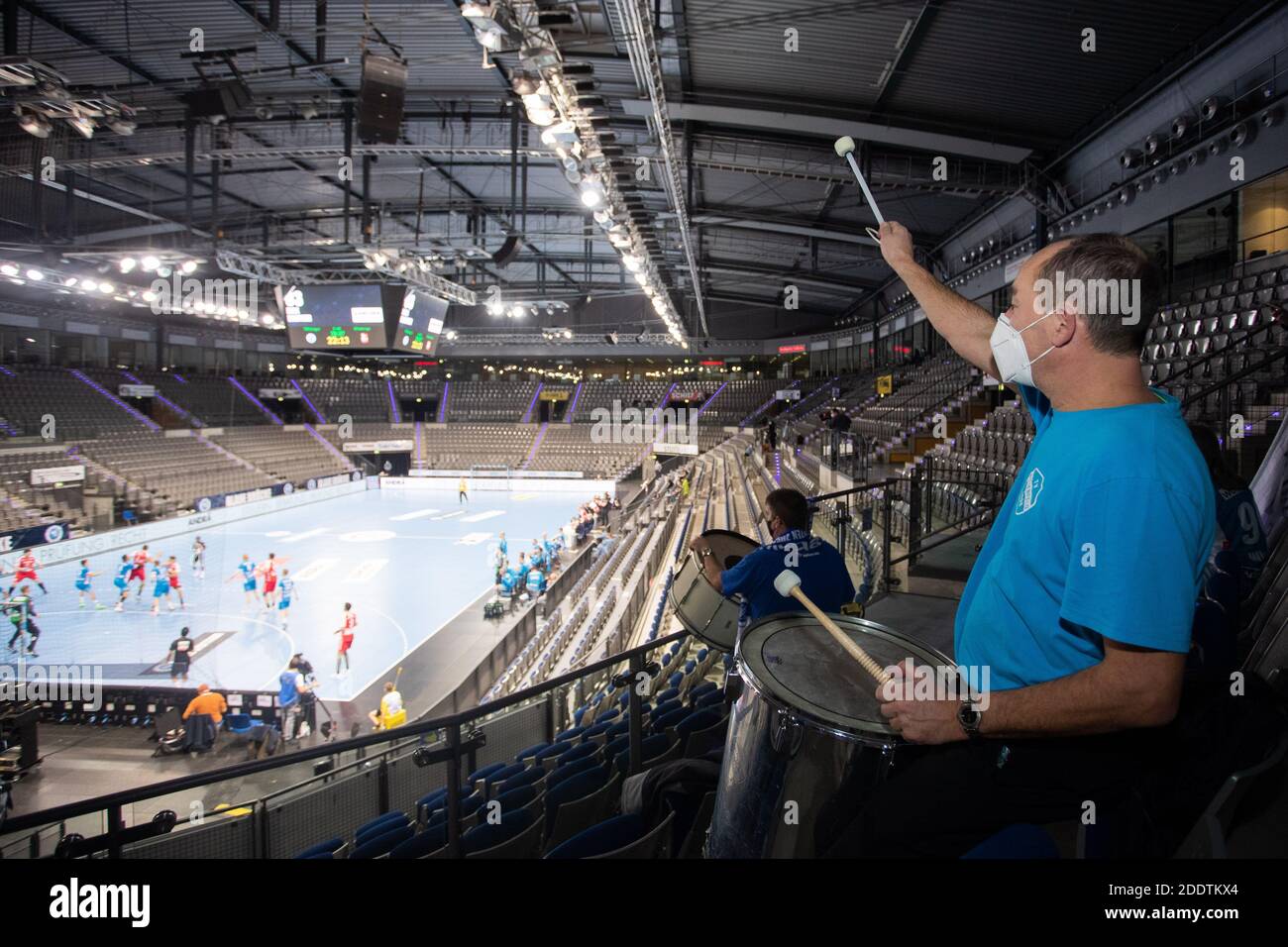 Stuttgart, Germany. 26th Nov, 2020. Handball: Bundesliga, TVB Stuttgart ...