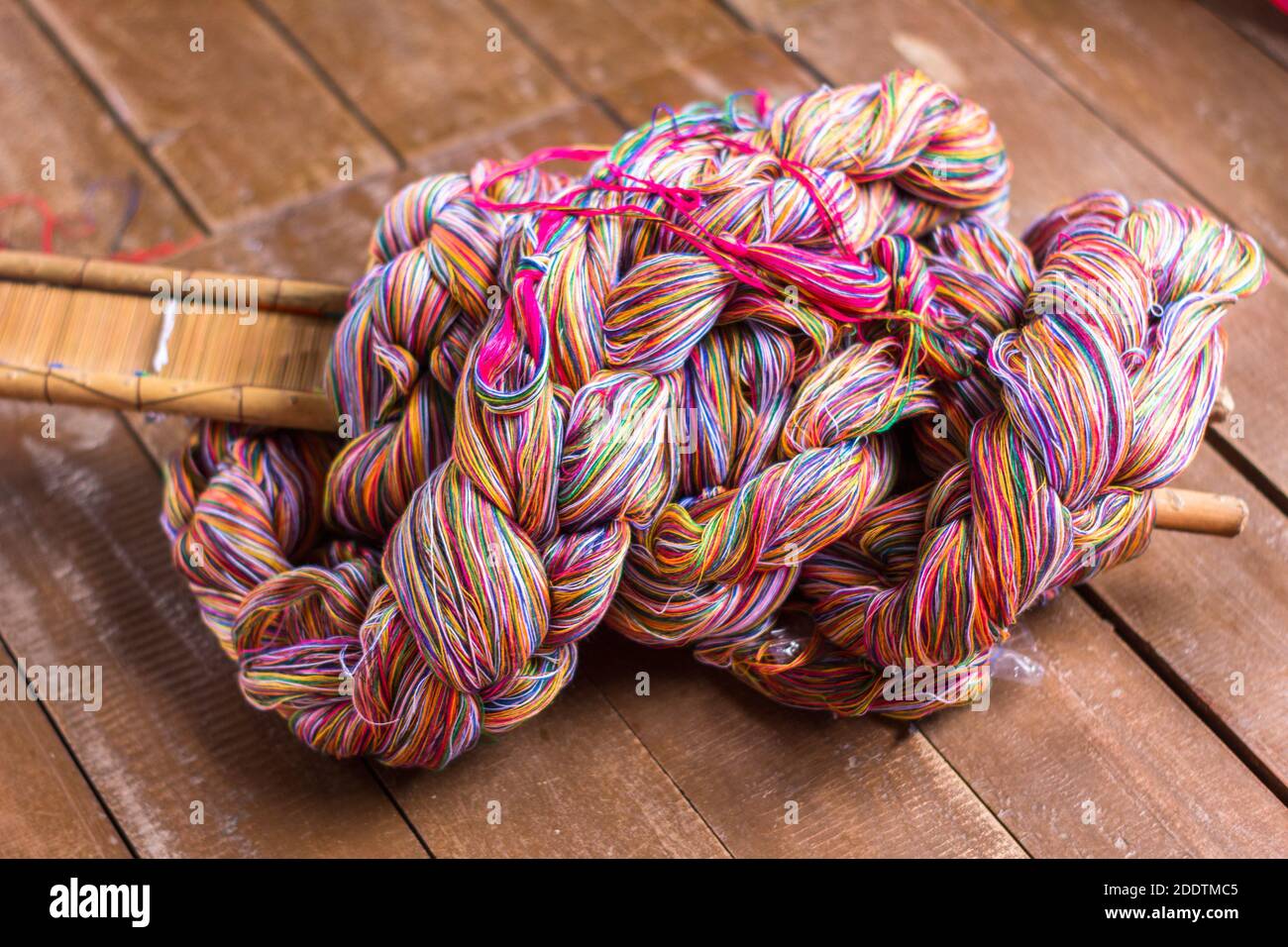 Colorful thread used traditional Yakan weaving in Zamboanga City ...