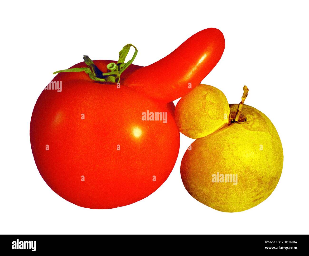 Deformation of fruit Stock Photo - Alamy