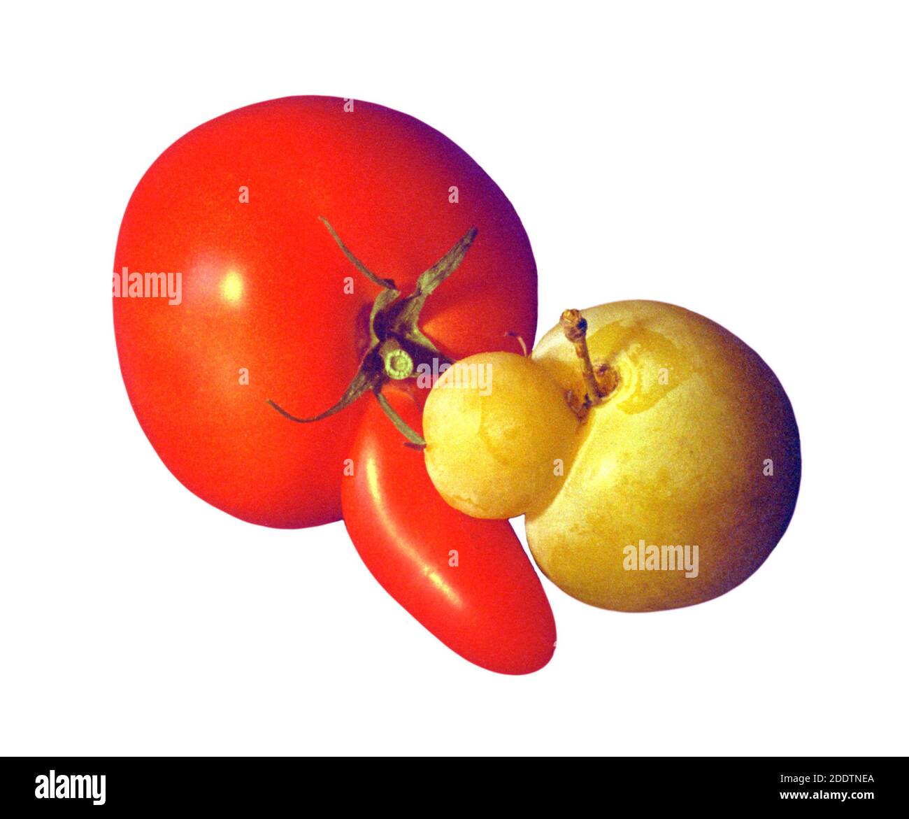 Deformation of fruit Stock Photo - Alamy