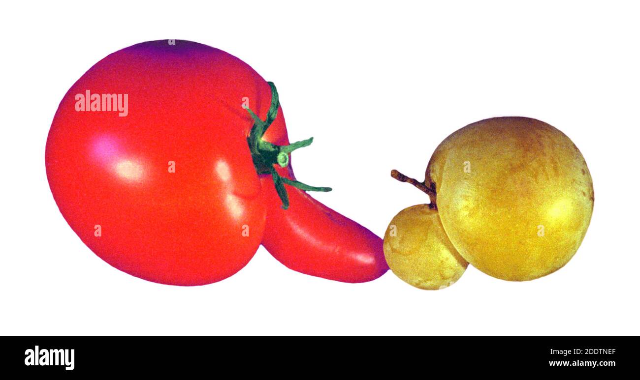 Deformation of fruit Stock Photo - Alamy