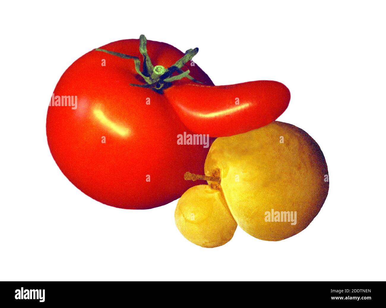 Deformation of fruit Stock Photo - Alamy