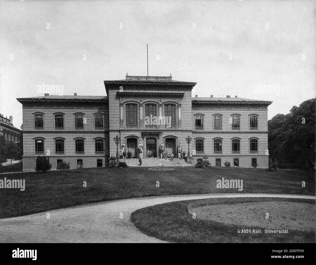 Kollegiengebäude der Christian-Albrechts-Universität (CAU) im ...