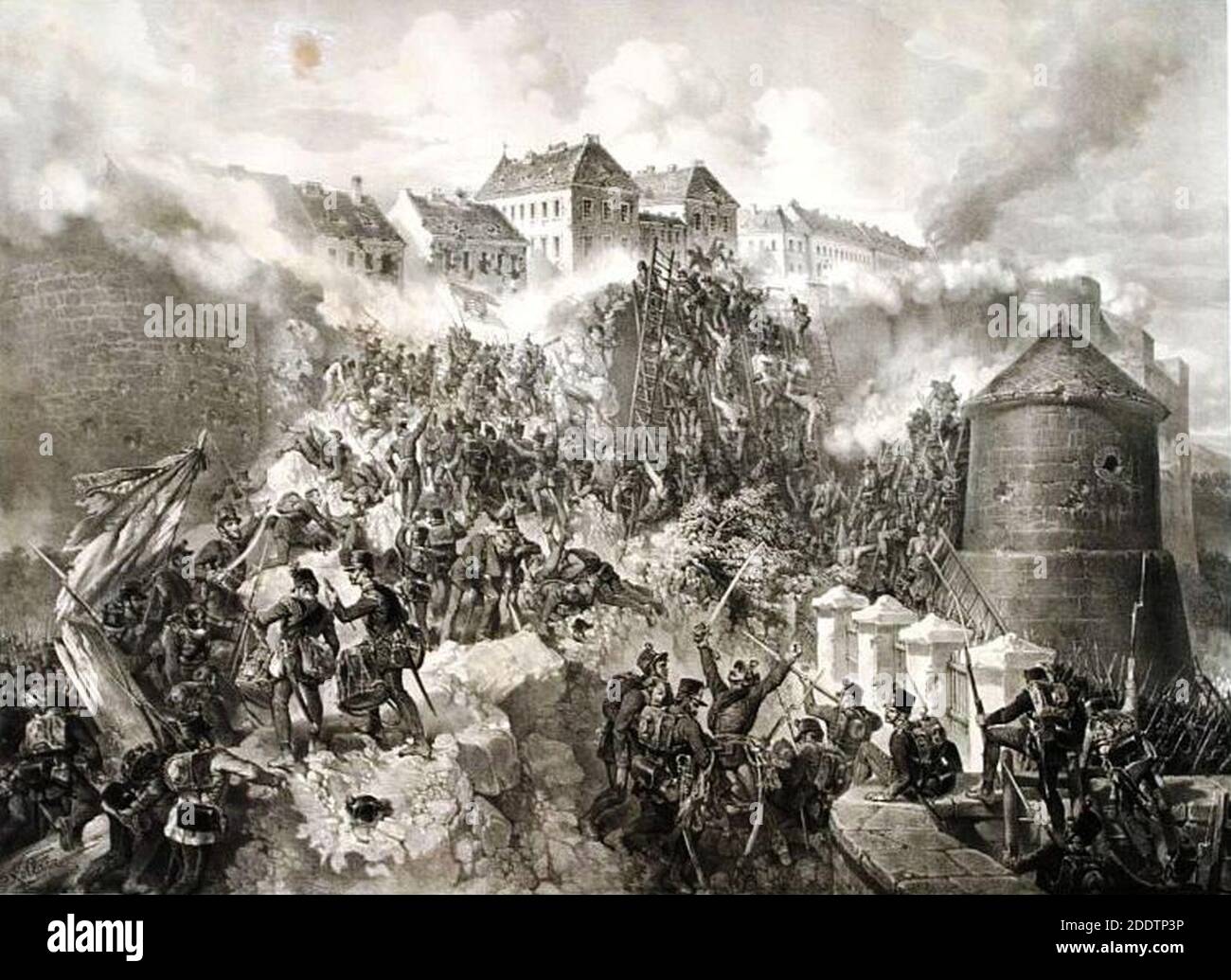 Kollarž Siege of Buda (1849 Stock Photo - Alamy