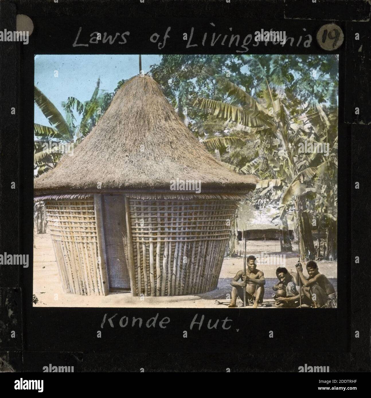 Konde Hut, Malawi, (s.d.) (imp-cswc-GB-237-CSWC47-LS5-1-019 Stock Photo ...