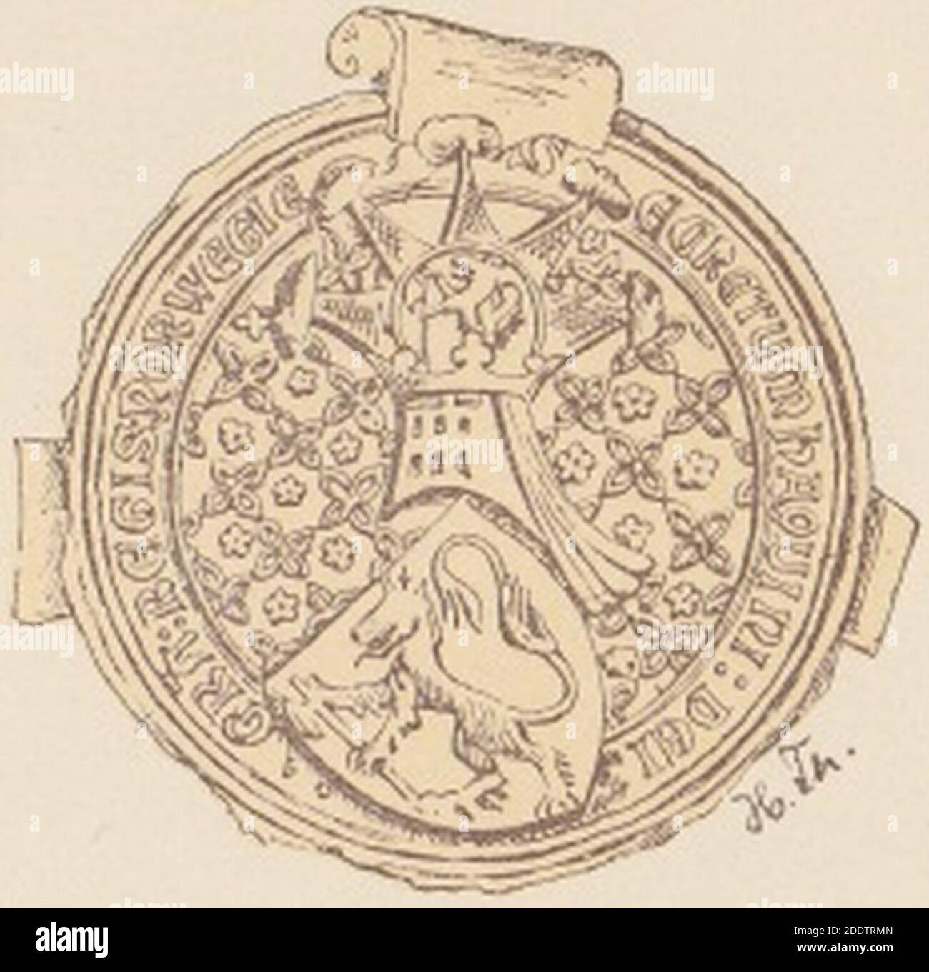 Kong Haakon VI Magnusson PI XVII 2 Stock Photo - Alamy