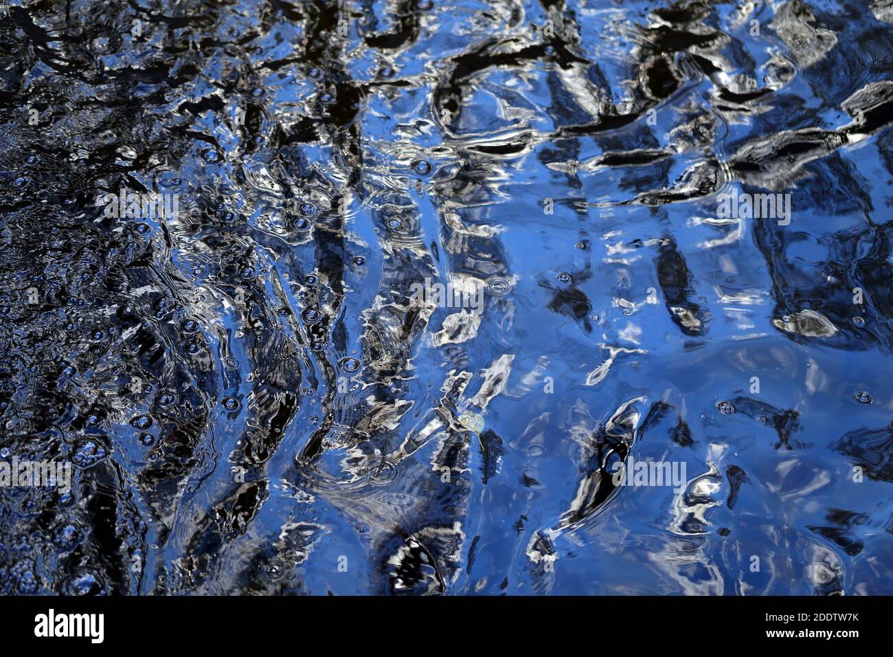 Photo background of blue shiny water in a mountain river Stock Photo ...