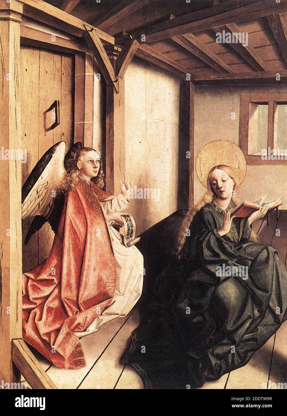 Konrad Witz - Annunciation Stock Photo - Alamy