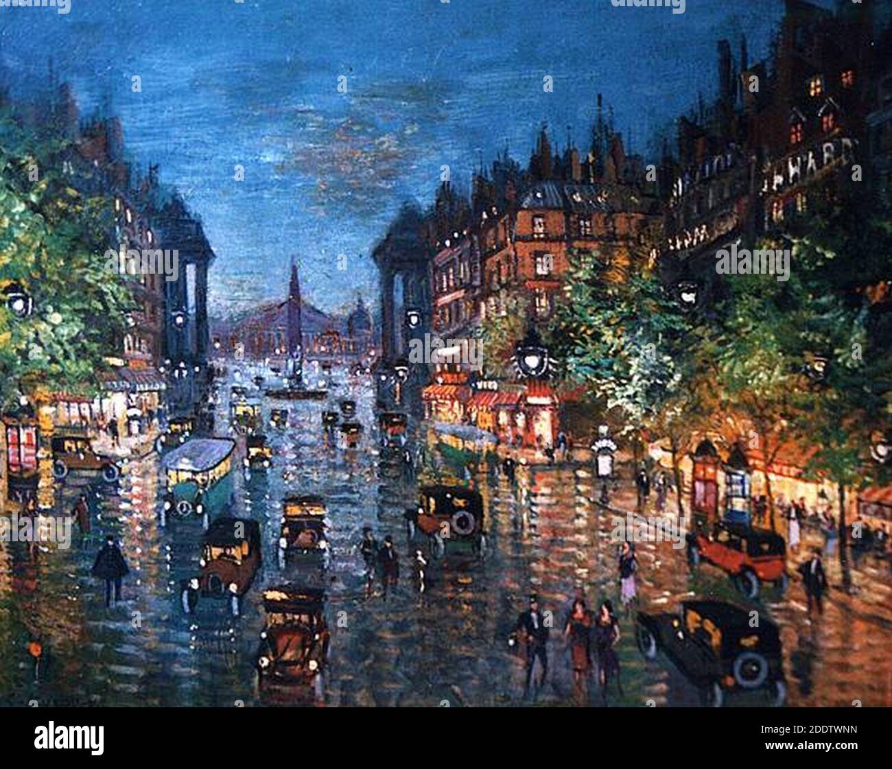 Konstan Korovin Paris Boulevard Stock Photo - Alamy