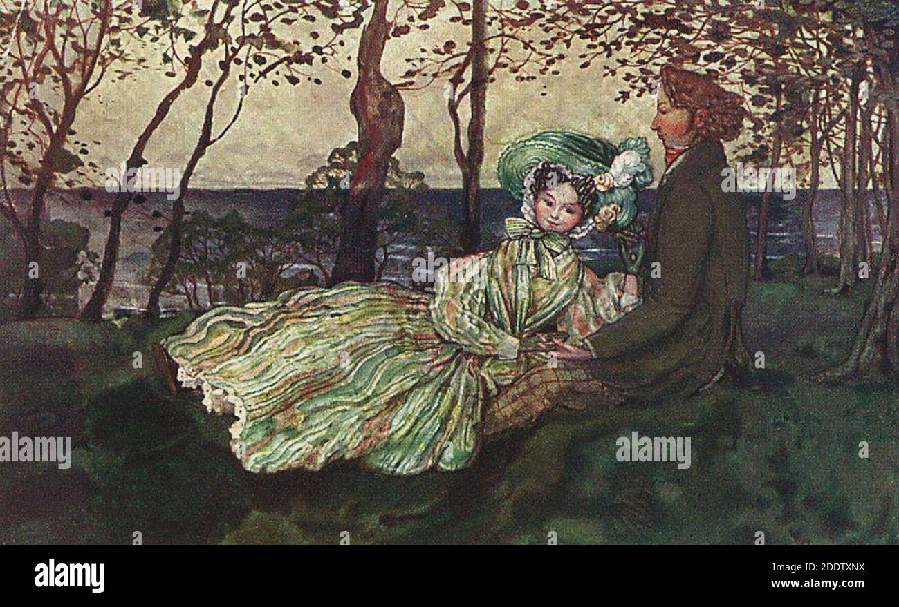 Konstantin Somov - idyll Stock Photo - Alamy