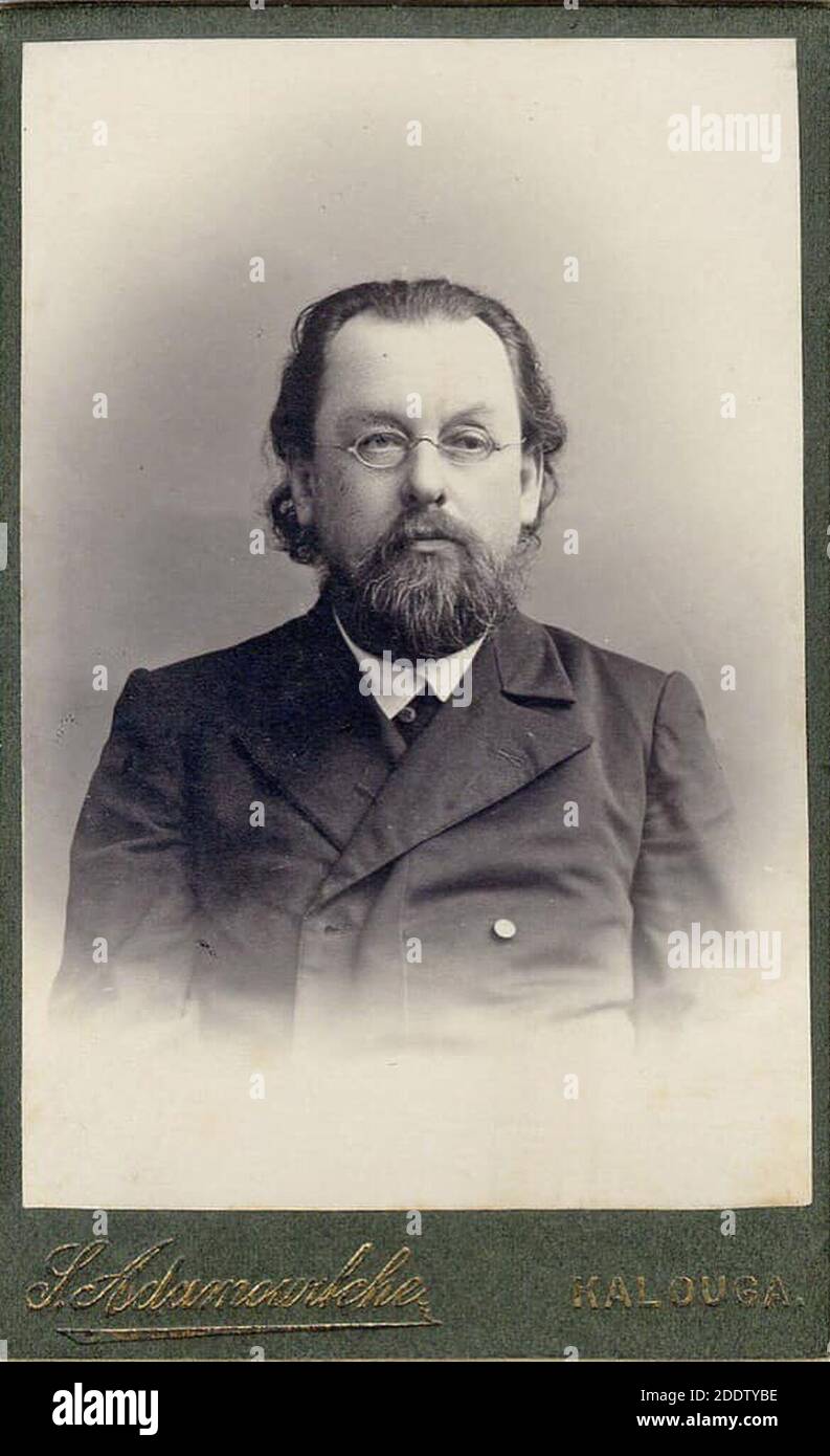 Konstantin Tsiolkovsky 1908-1909 (full face Stock Photo - Alamy