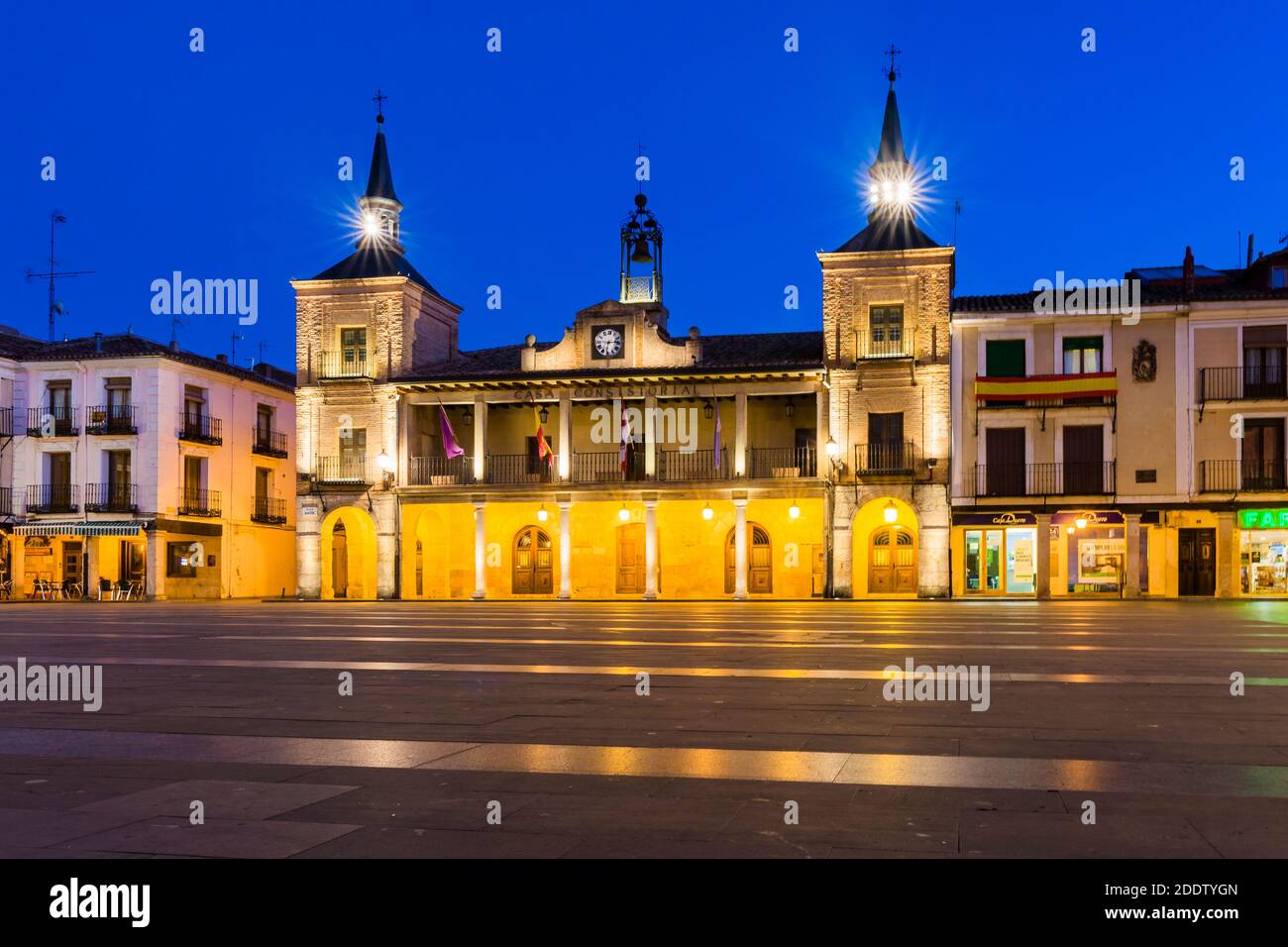 Building of the town hall of El Burgo de Osma, built in the 18th ...