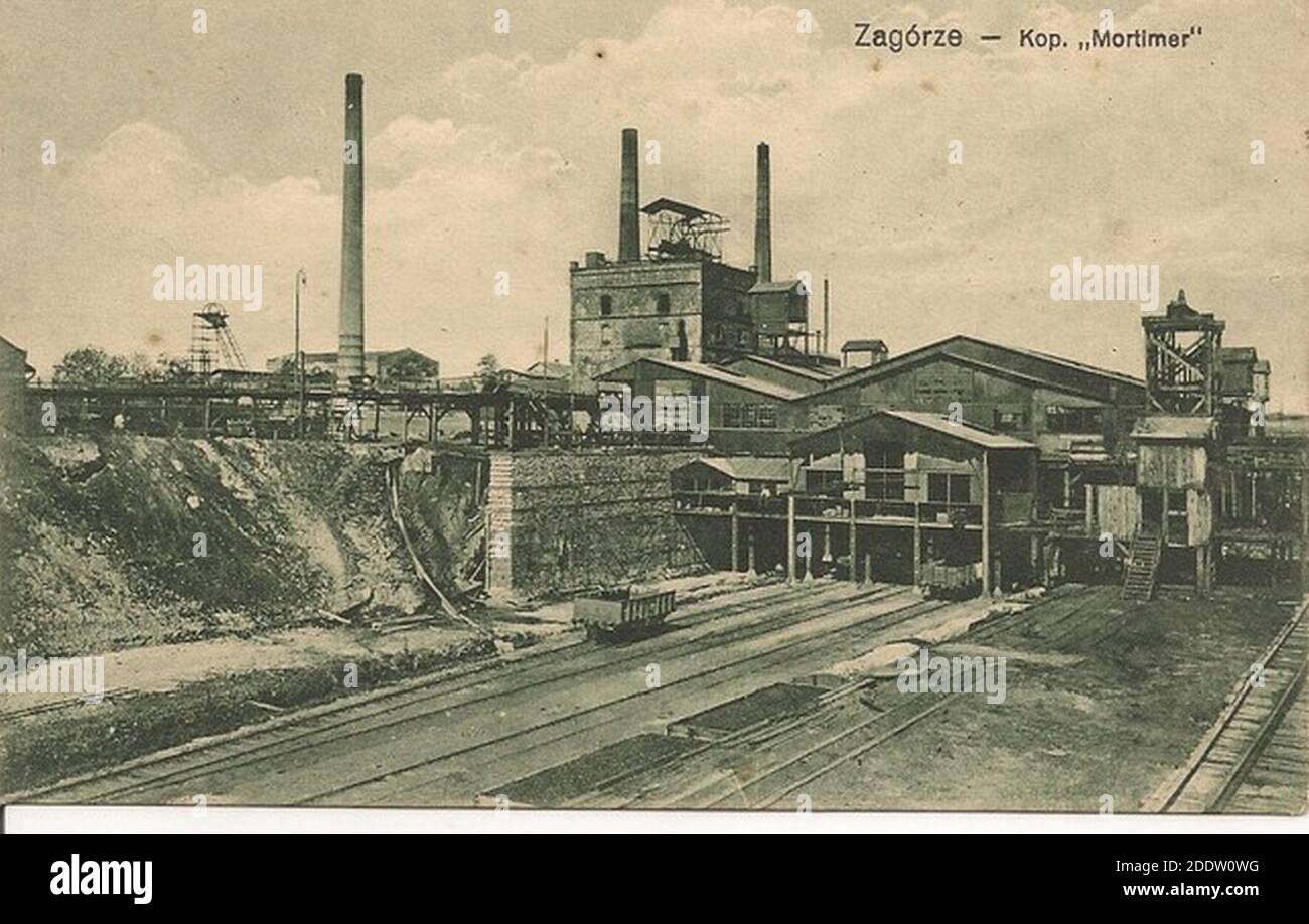 Kopalnia Mortimer Coal Mine in Zagórze Sosnowiec Poland Stock Photo - Alamy