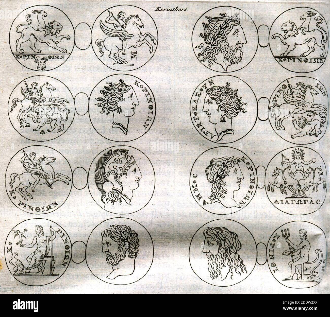 Korinthers - Dapper Olfert - 1688 Stock Photo - Alamy