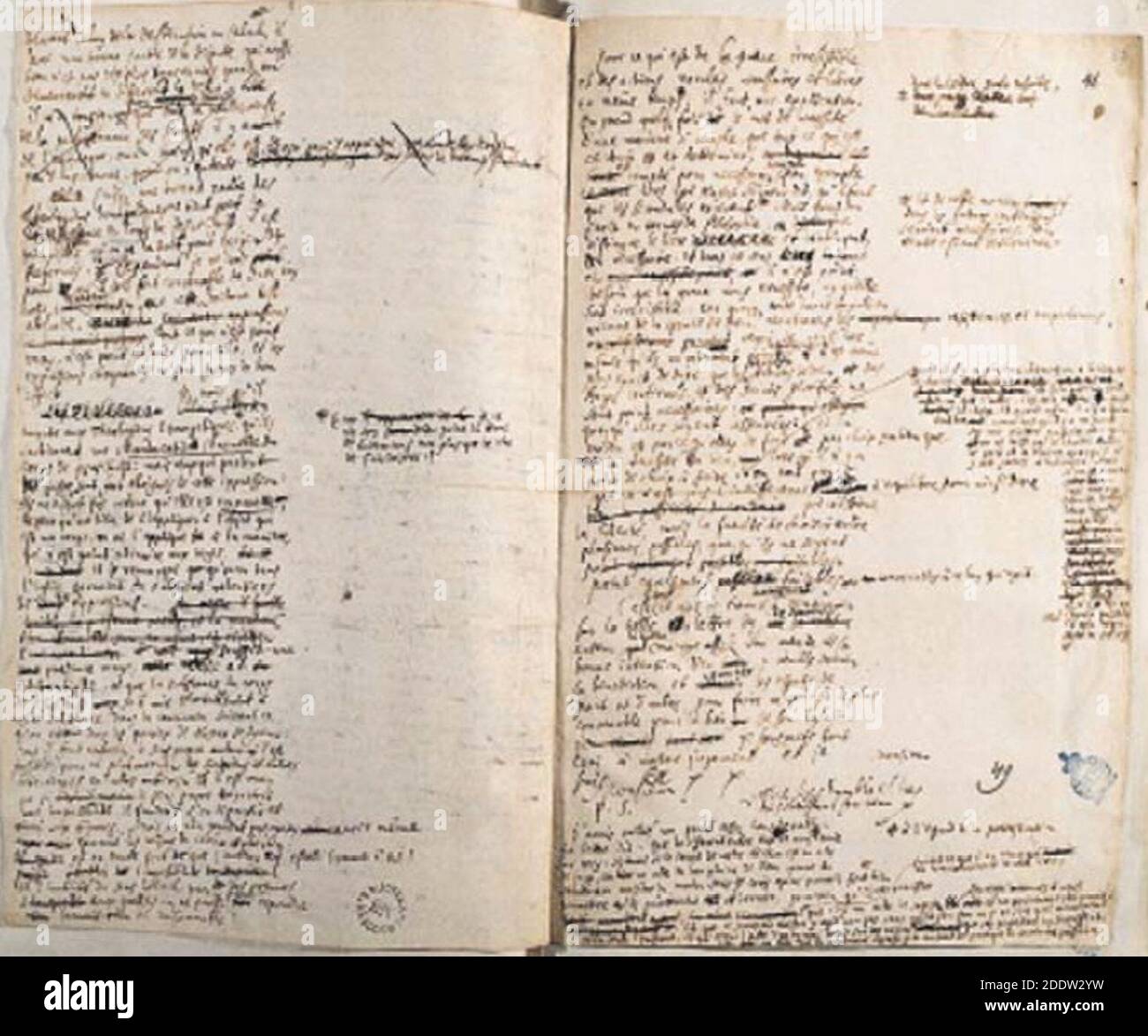 Korespondencja Gottfrieda Leibniza Stock Photo - Alamy