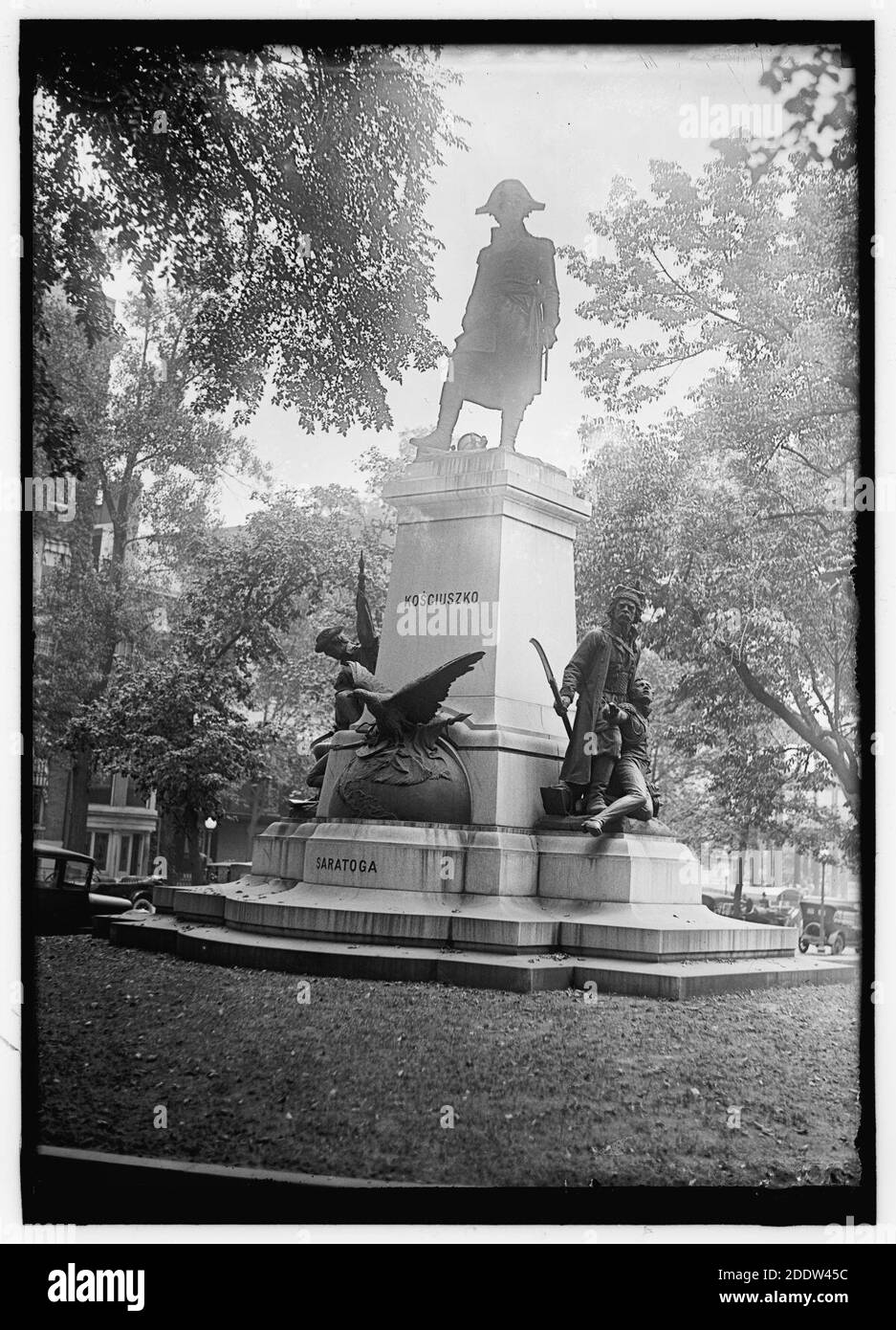 KOSCIUSZKO. STATUE OF Stock Photo - Alamy