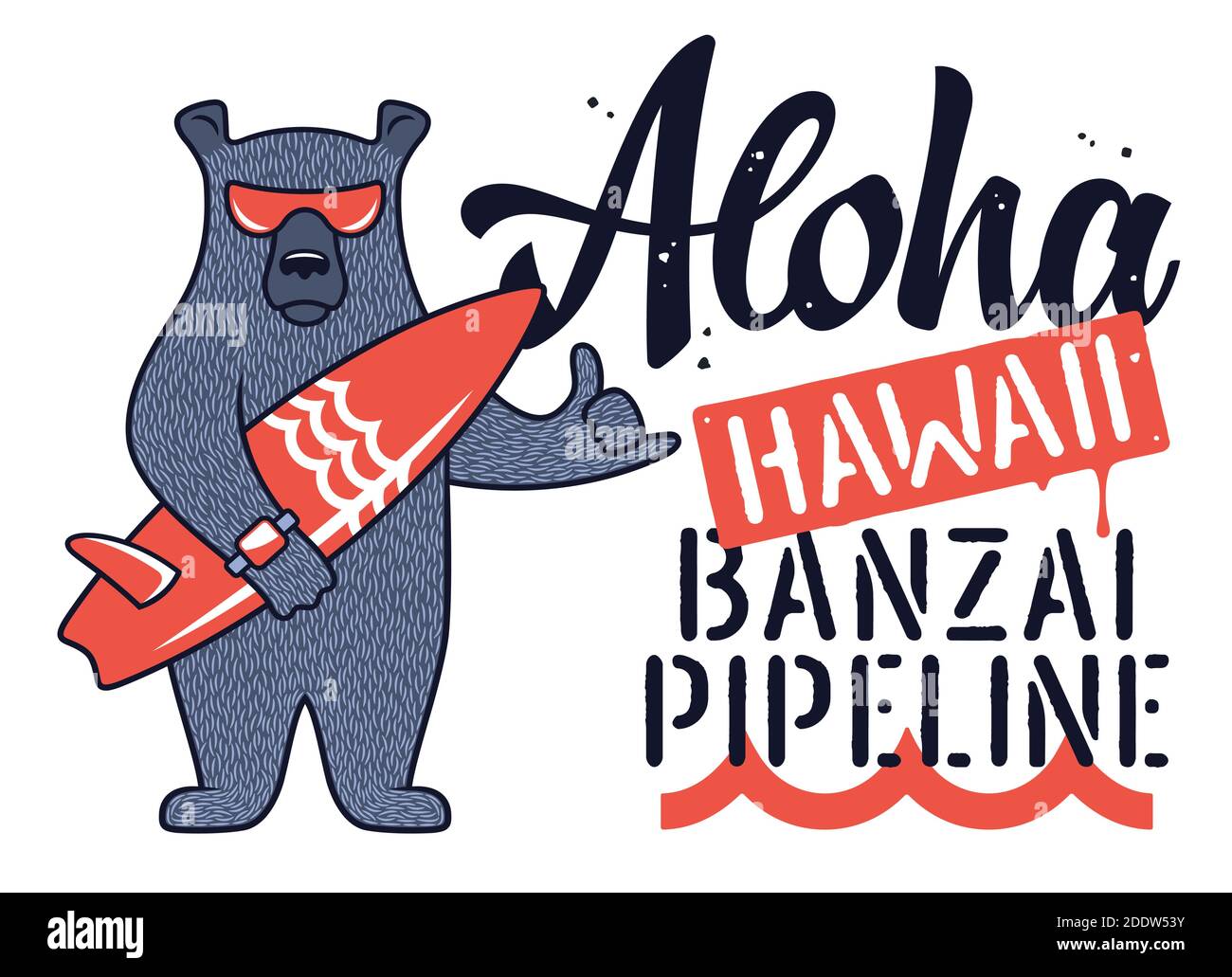 Aloha hawaii vector vectors Stock Vector Images - Alamy