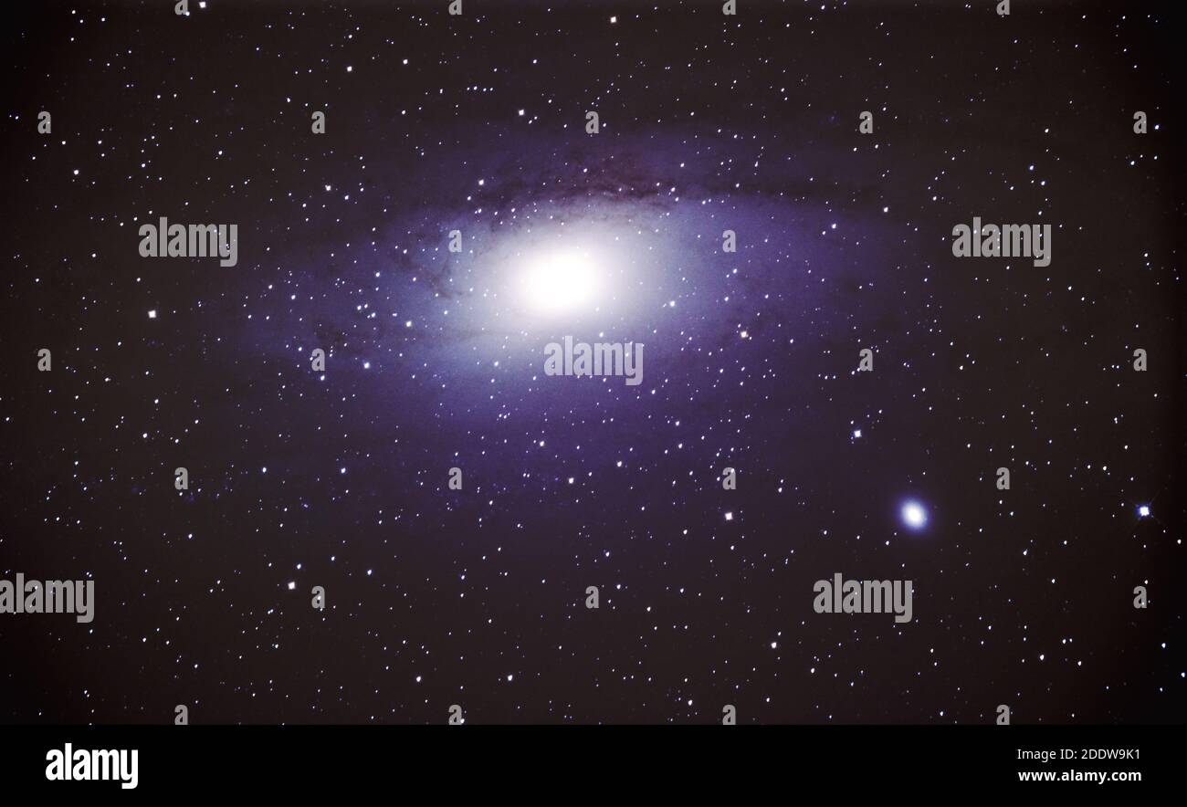 M31 galaxy -Andromeda - astrophotography shot Stock Photo - Alamy