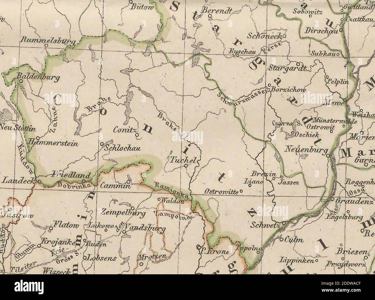 Kreis Konitz bis 1818 Stock Photo - Alamy