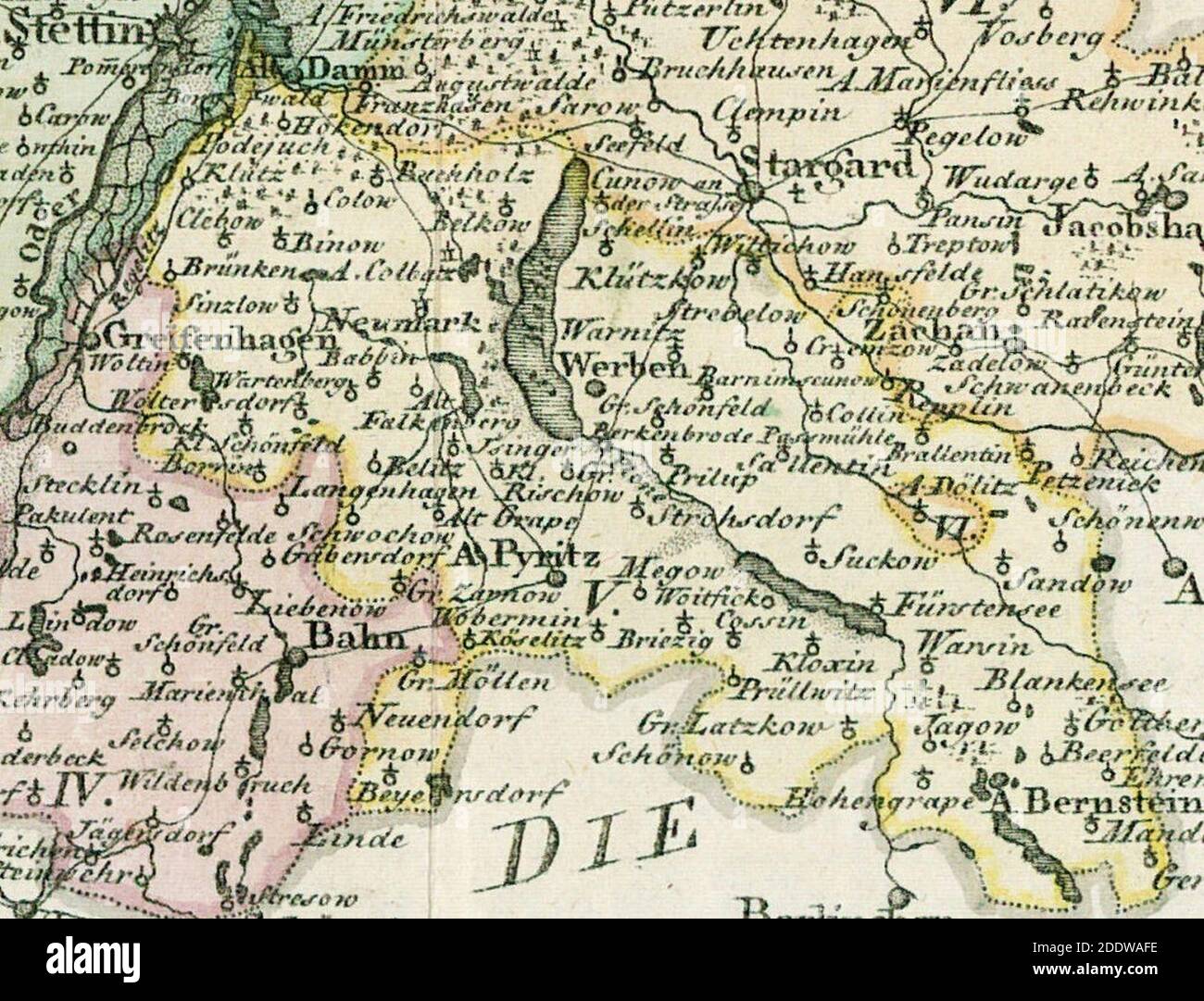 Kreis Pyritz 1794 Stock Photo - Alamy