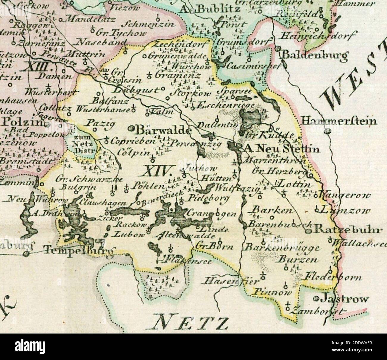 Kreis Neustettin 1794 Stock Photo - Alamy