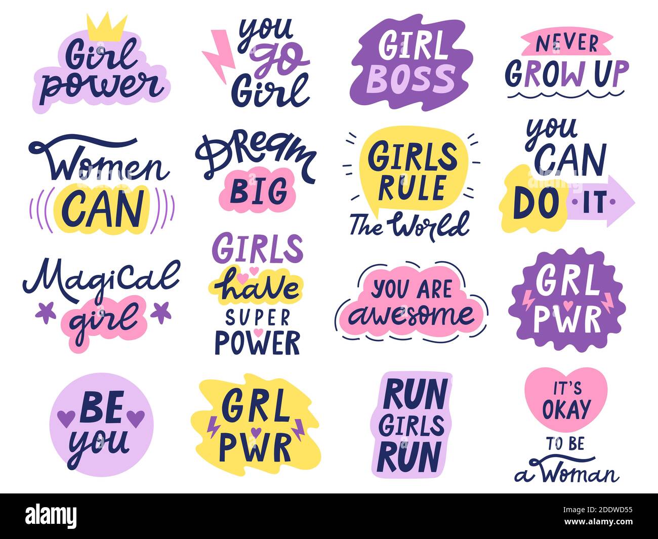 Feminism Stickers Sticker Quotes Waterproof Inspirational Stickers